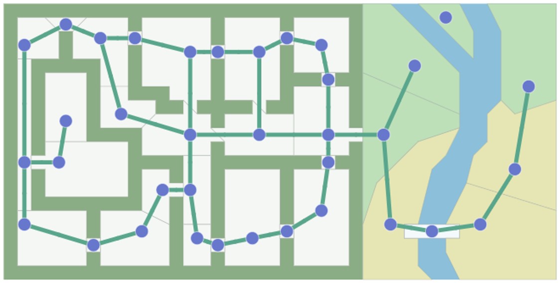 GAME307 M5 Pathfinding memory game using images from slides | eCampusOntario H5P Studio
