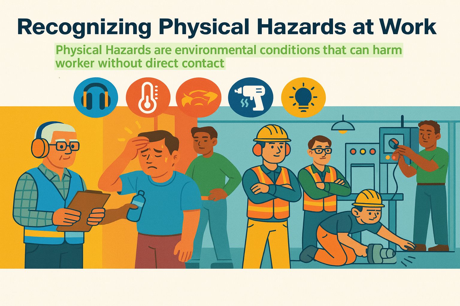 Physical Hazards In The Workplace Examples